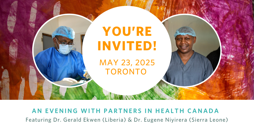 An Evening With PIH Canada: Stories from the Frontline | PIH Partners ...